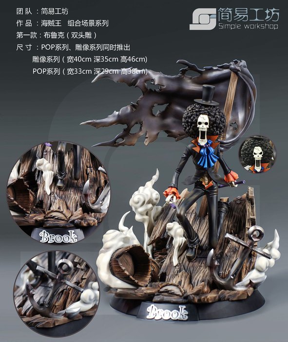 Brook – Simple Workshop Studio – Resine - Figurine One Piece