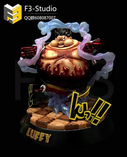 Luffy Gear 4 Fat – F3 Studio – Resine - Figurine One Piece
