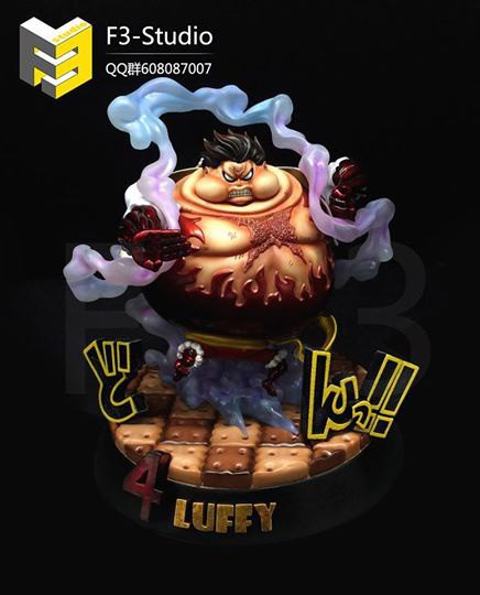 Luffy Gear 4 Fat – F3 Studio – Resine - Figurine One Piece