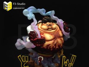 Luffy - Gear 4 Fat - F3 Studio - Resine - SD - Figurine One Piece